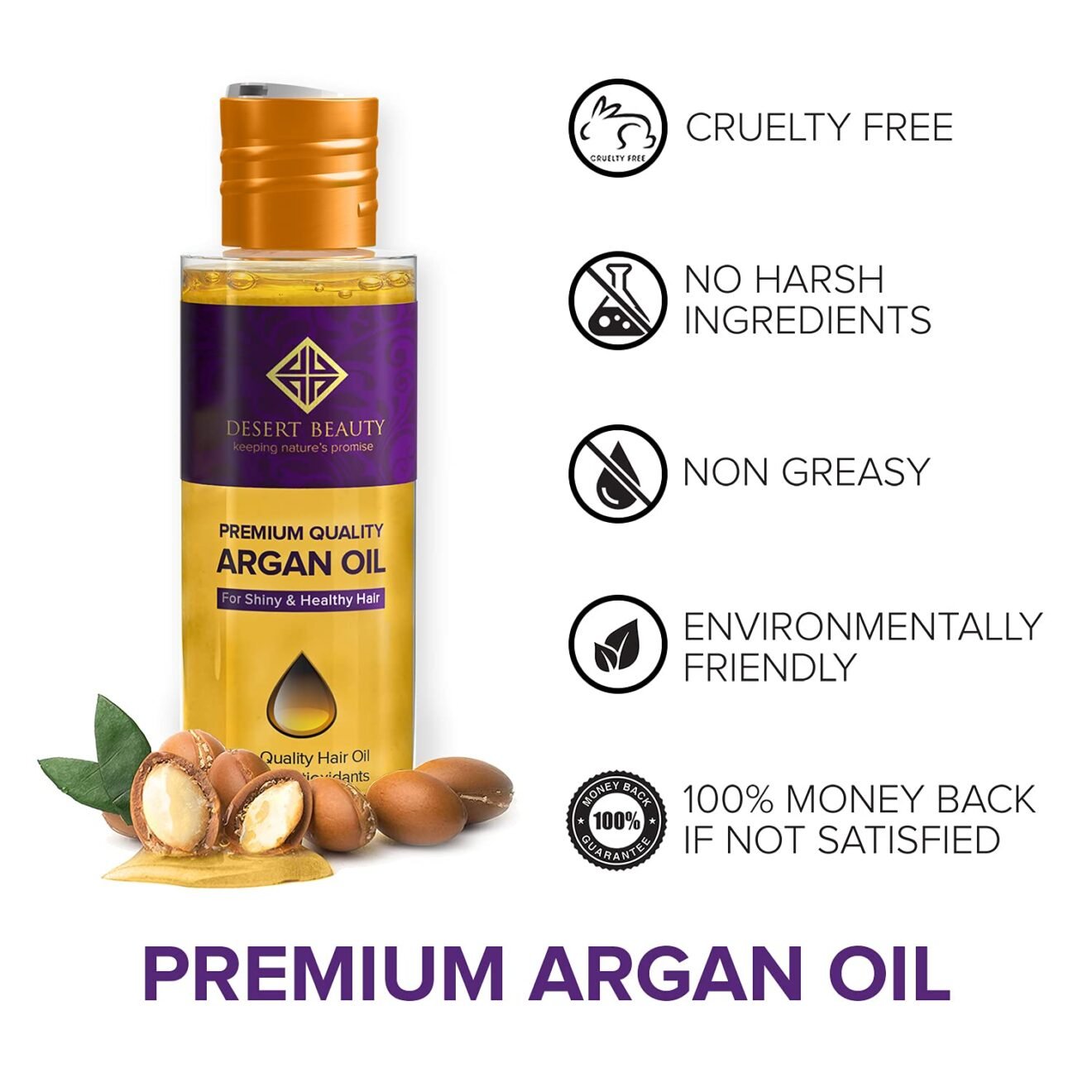 Moroccan Argan Oil for Conditioning & Hair Loss Prevention